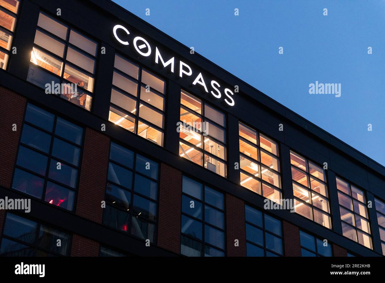 Seattle, USA. 20th July, 2023. Compass HQ in South Lake Union Stock ...