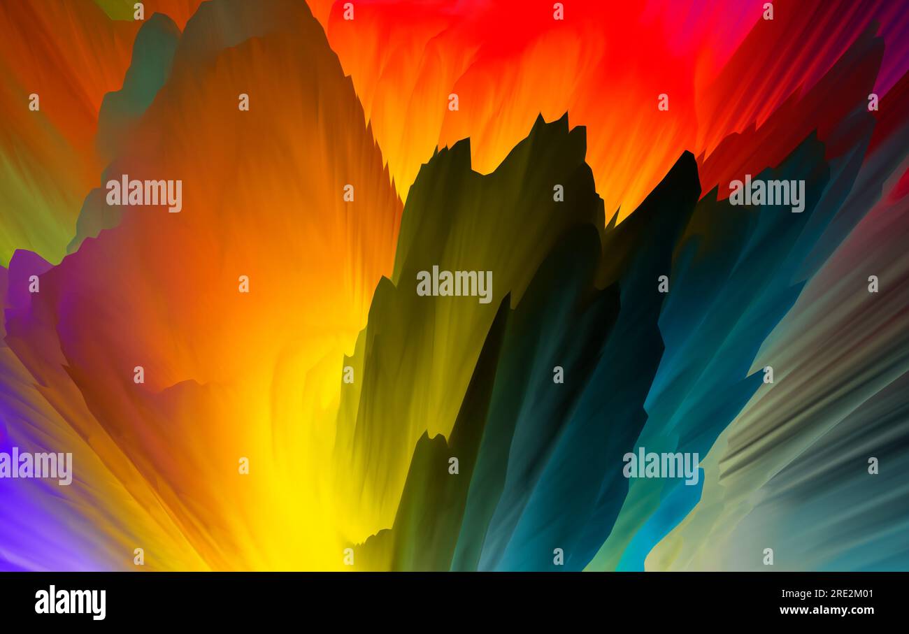 Magical world. Colorful abstract fantasy background, surreal dreamy ...