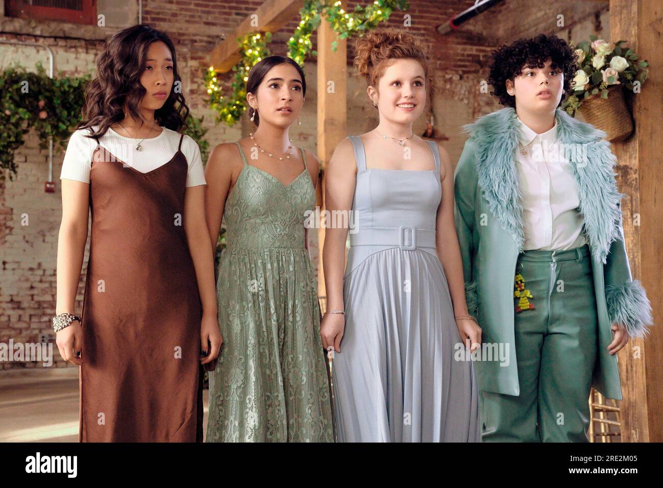 THE SLUMBER PARTY, from left: Emmy Liu-Wang, Valentina Herrera, Darby ...