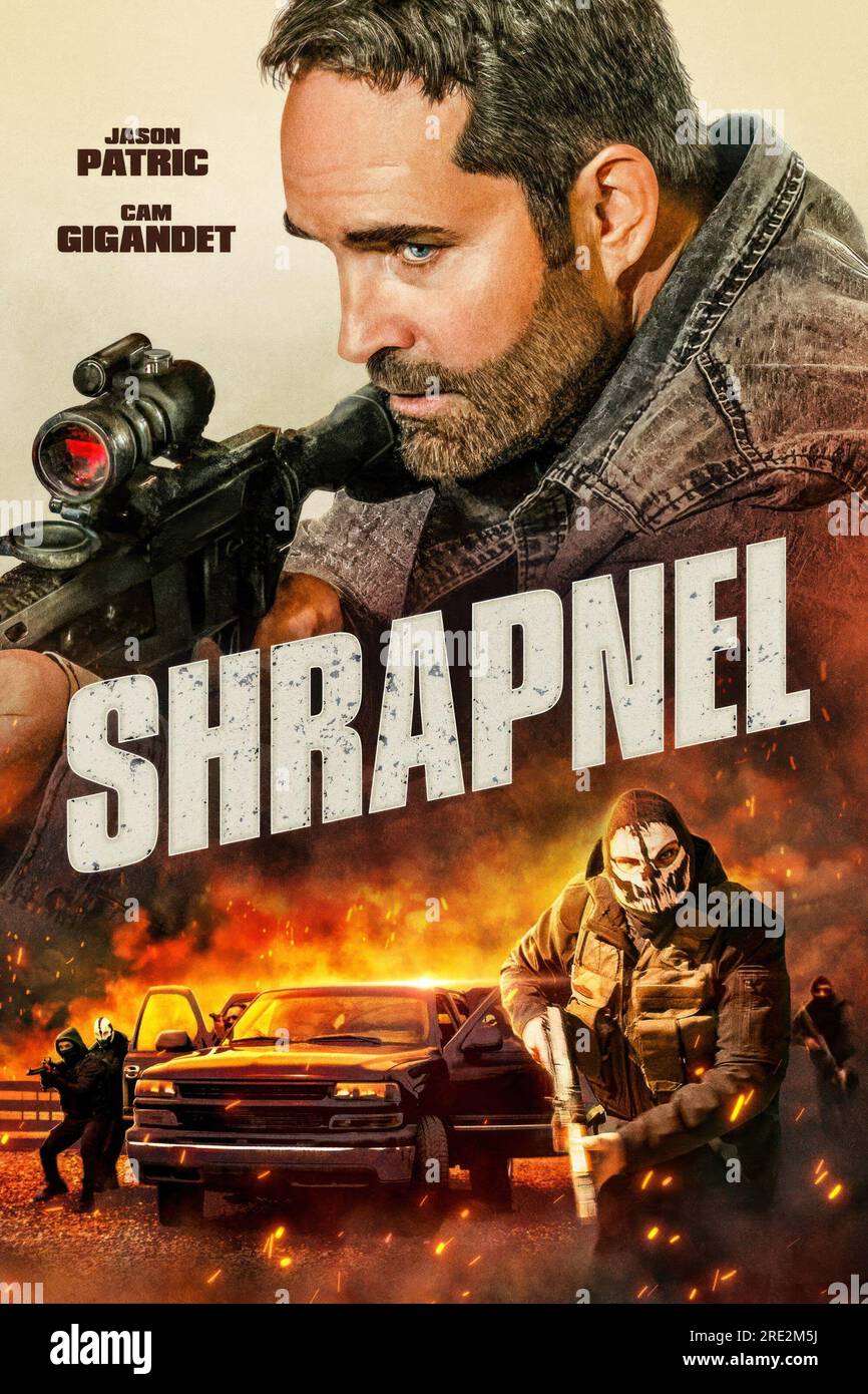 SHRAPNEL, poster, Jason Patric (top), 2023. © Saban Films / Courtesy ...