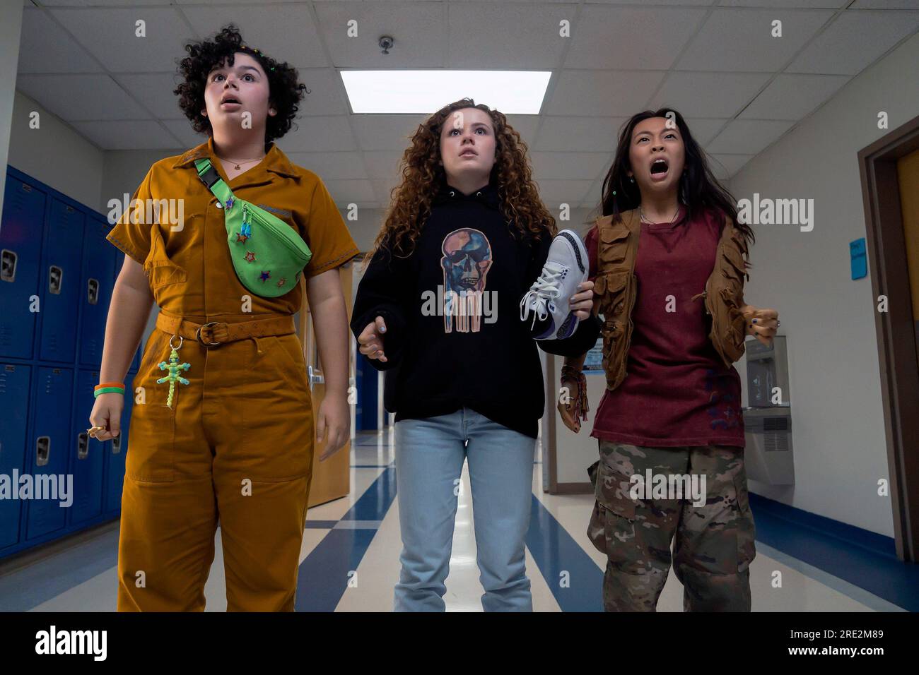THE SLUMBER PARTY, from left: Alex Cooper Cohen, Darby Camp, Emmy Liu ...