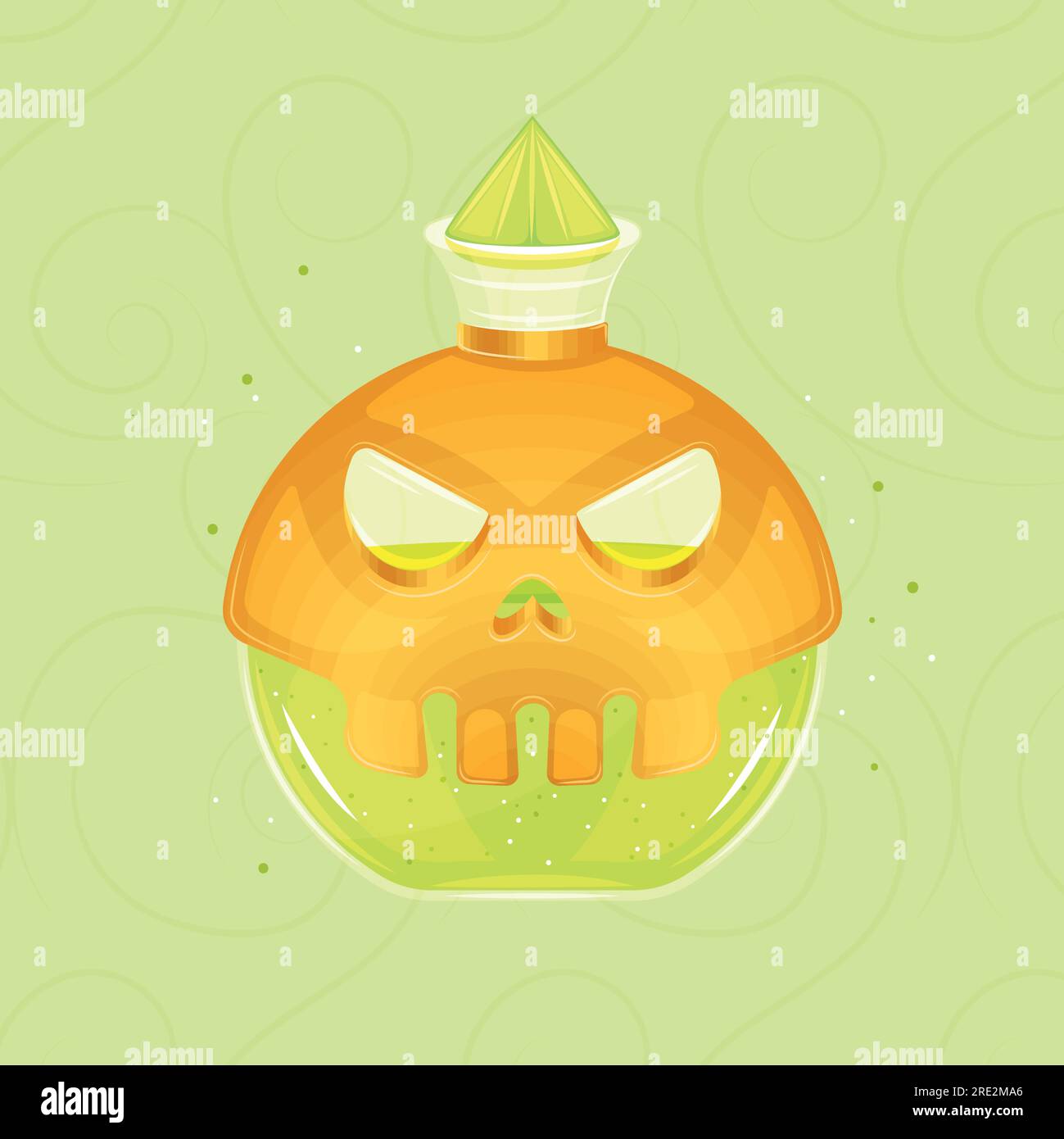 Isolated colored magical flask potion Vector Stock Vector Image & Art ...