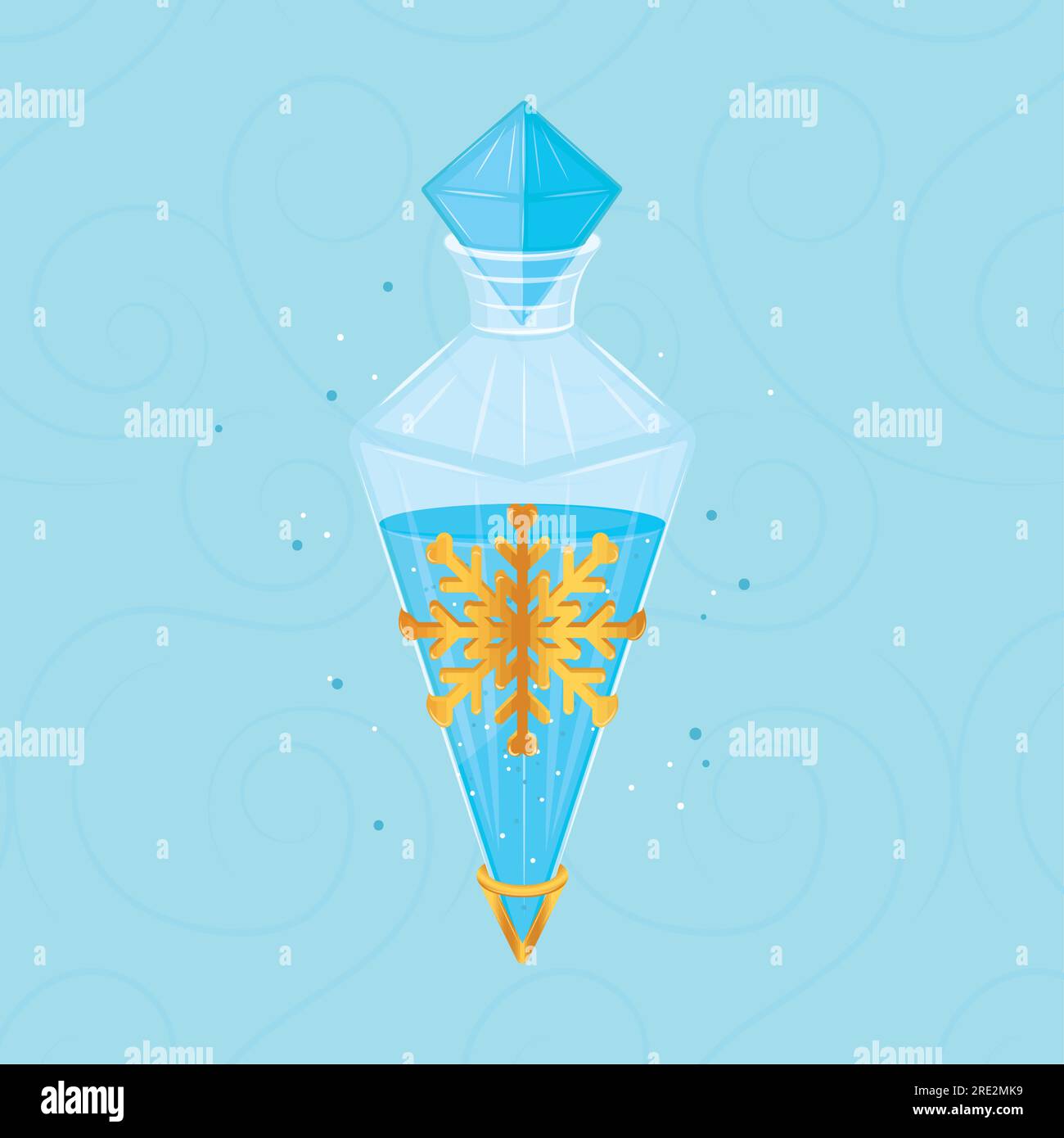 Isolated colored magical flask potion Vector Stock Vector Image & Art ...