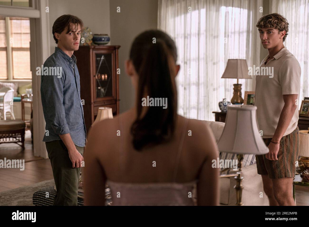 THE SUMMER I TURNED PRETTY, from left: Christopher Briney, Lola Tung, Gavin Casalegno, Love ...