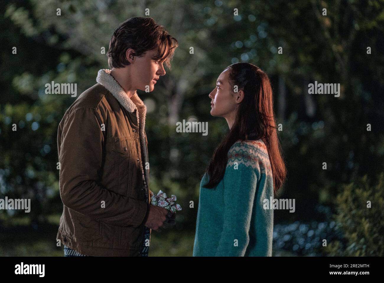 THE SUMMER I TURNED PRETTY, from left: Christopher Briney, Lola Tung ...