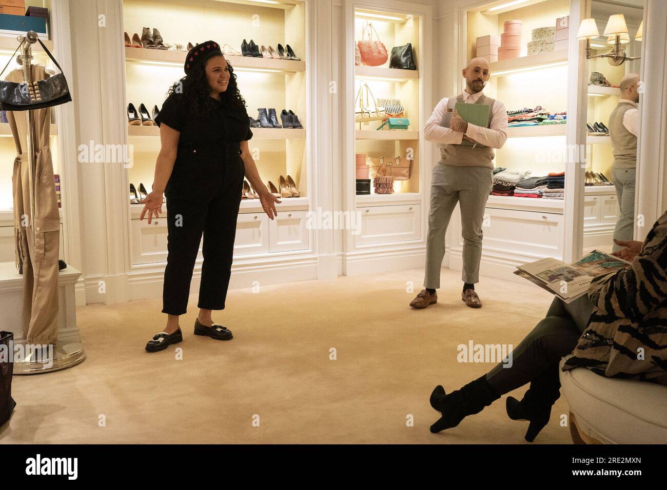 SURVIVAL OF THE THICKEST, from left: Michelle Buteau, Anthony Michael ...