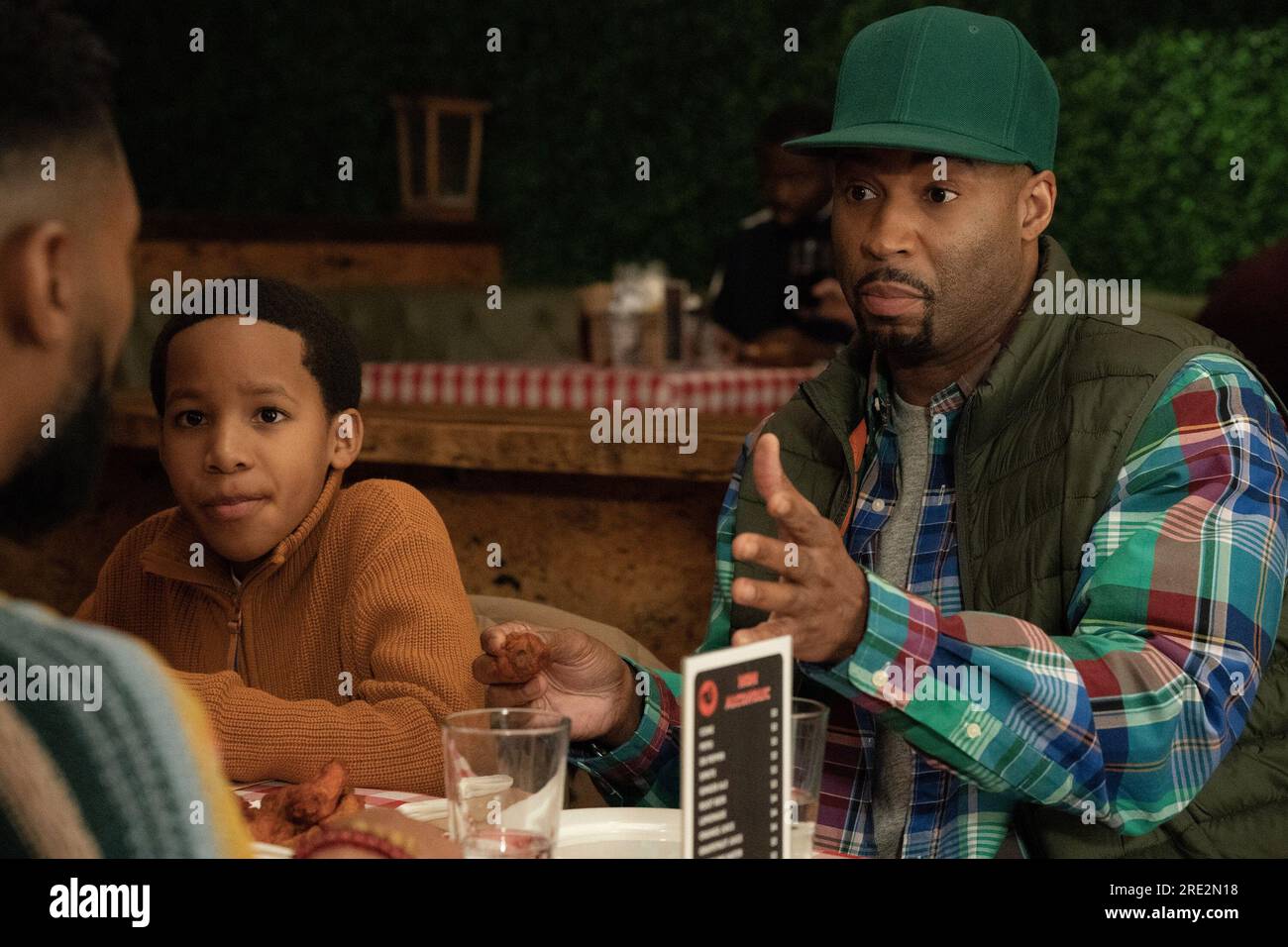 SURVIVAL OF THE THICKEST, from left: Donovan Louis Bazemore, Robert Christopher Riley, 'For a ...