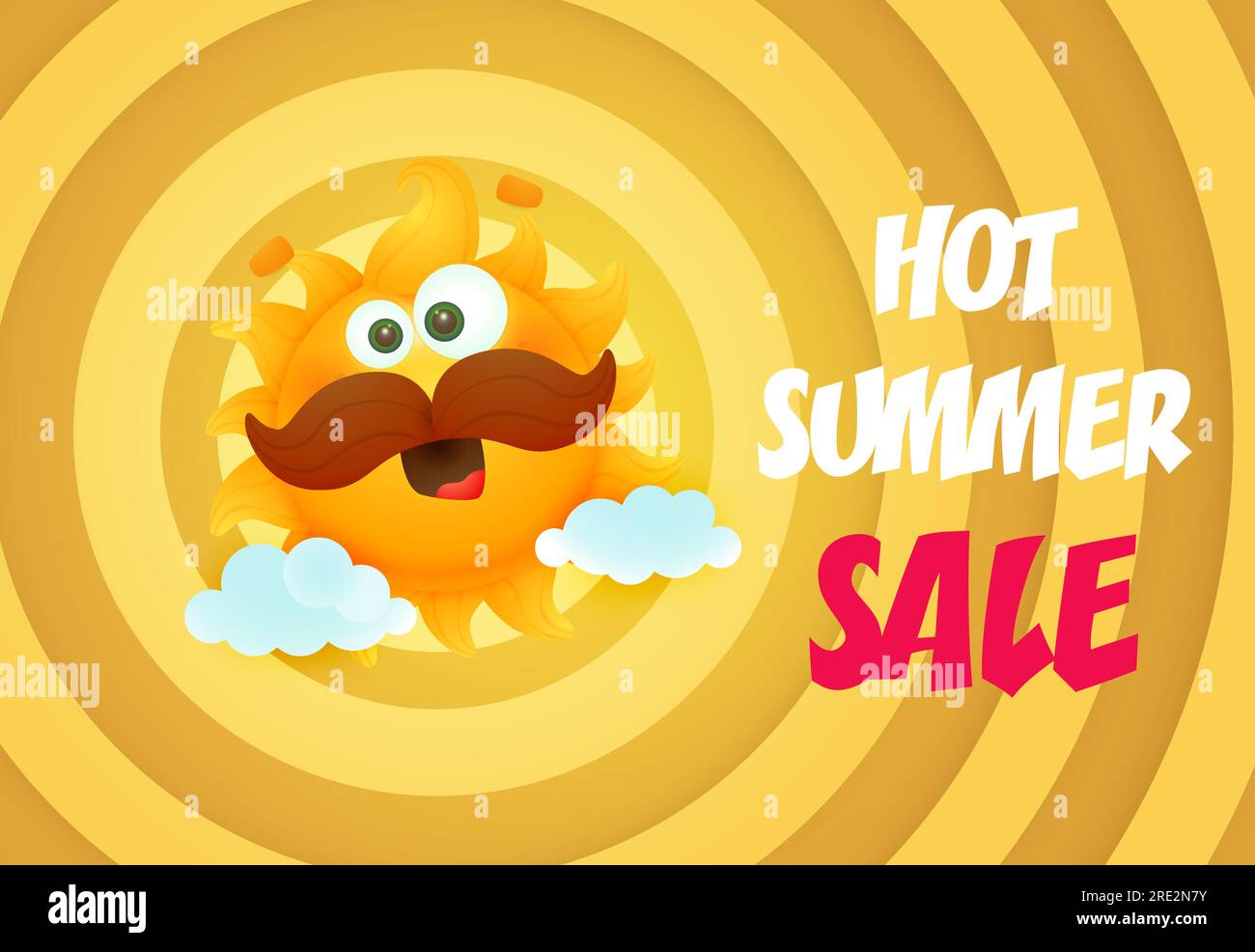 Sun hot cartoon hi-res stock photography and images - Alamy