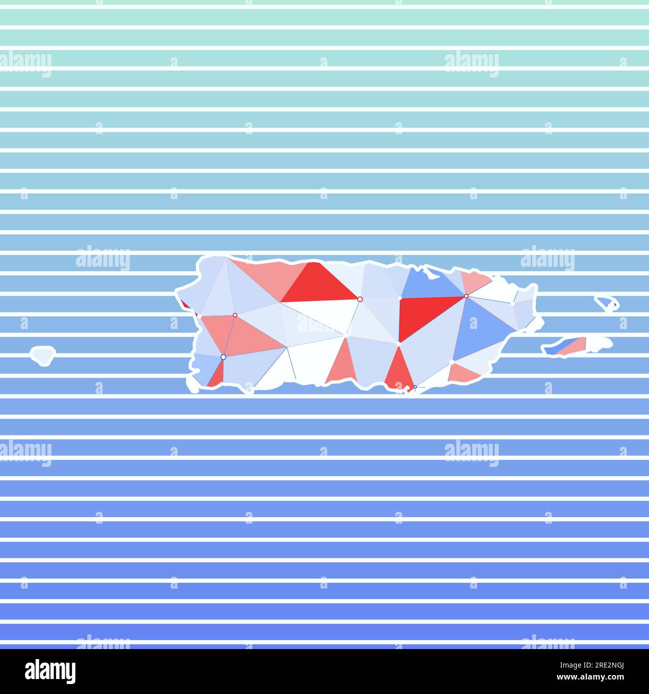 Puerto Rico vector illustration. Puerto Rico design on gradient stripes ...