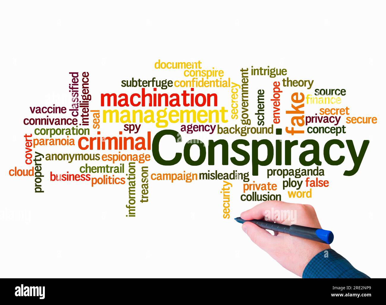Conspiracy word hi-res stock photography and images - Alamy