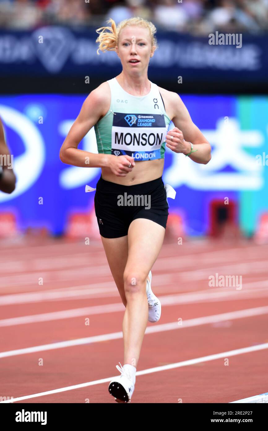 Alicia monson usa places fifth in womens 5 hi-res stock photography and ...