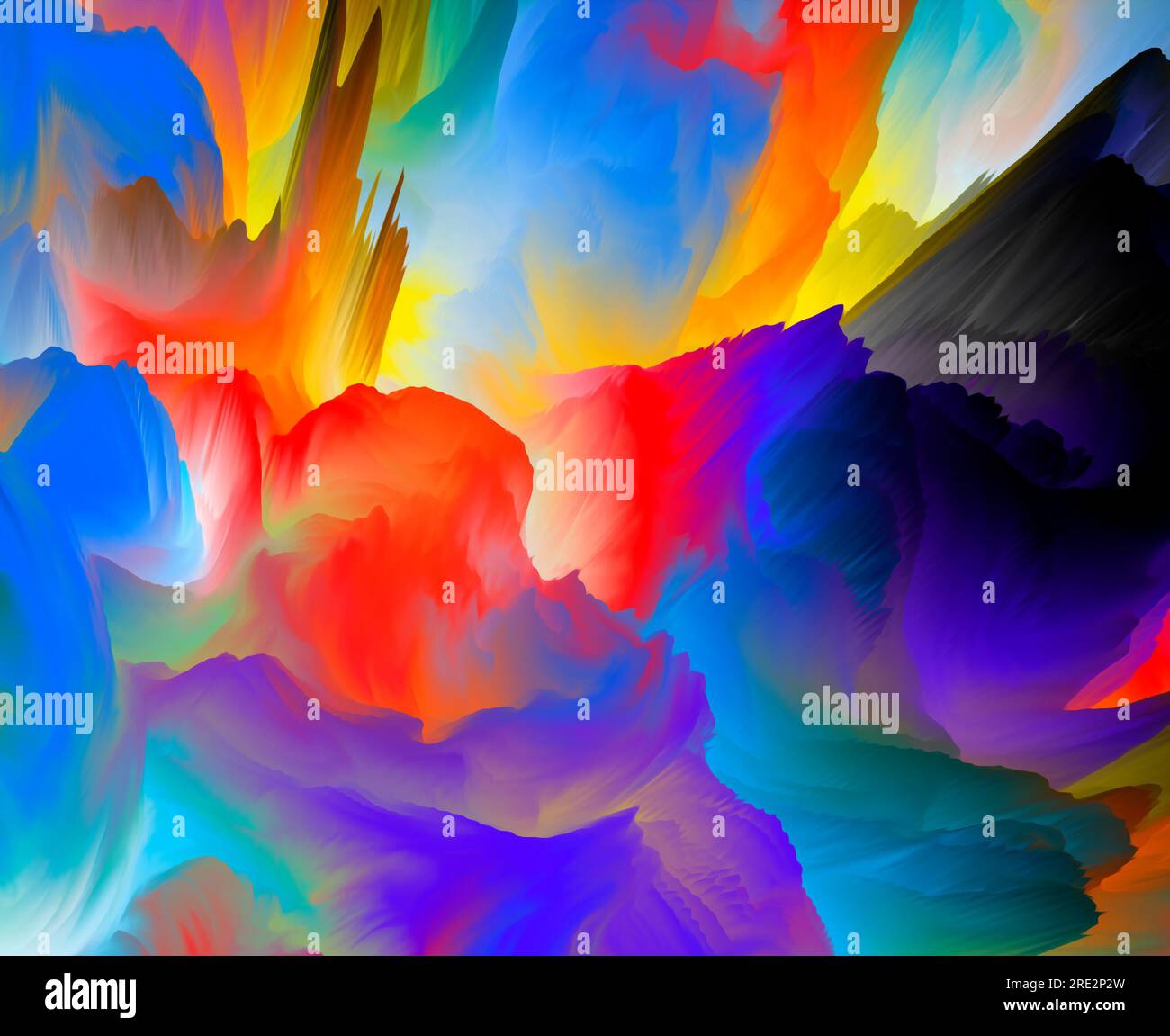 Magical world. Colorful abstract fantasy background, surreal dreamy ...