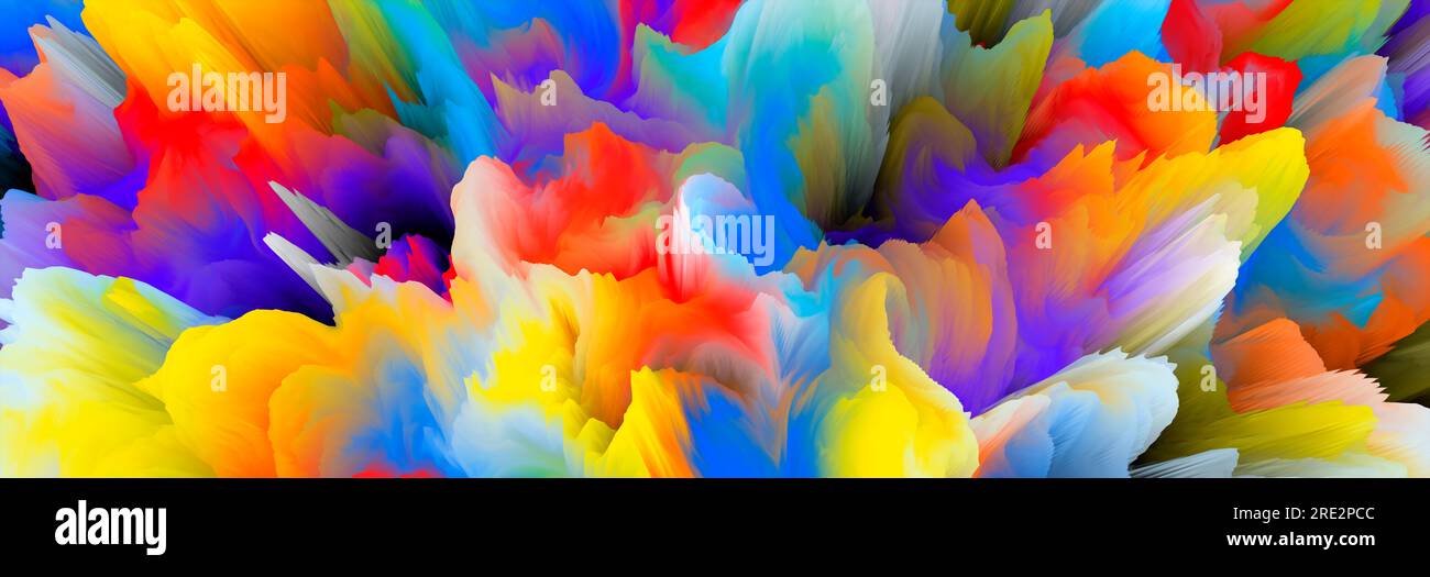 Magical world. Colorful abstract fantasy background, surreal dreamy ...