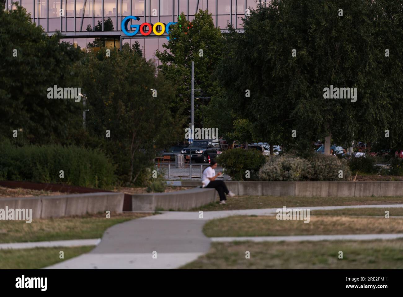 Seattle, USA. 20th July, 2023. Google HQ in South Lake Union by the SLU ...