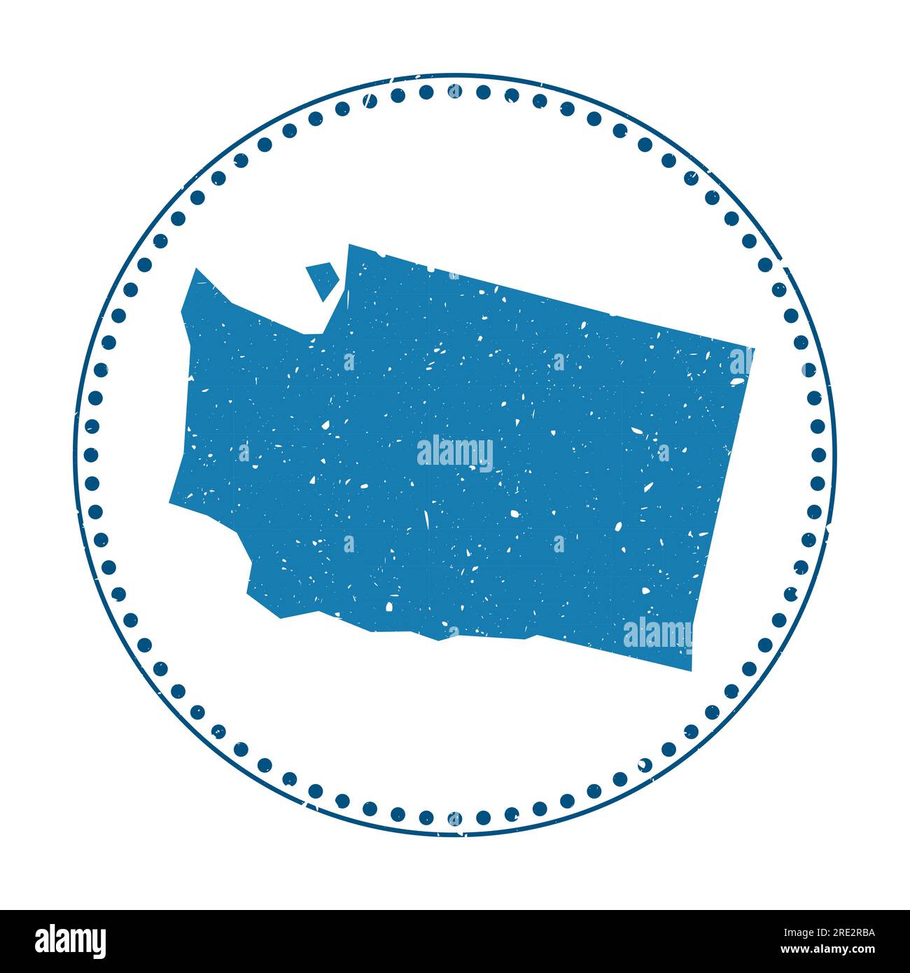 Washington sticker. Travel rubber stamp with map of US state, vector ...