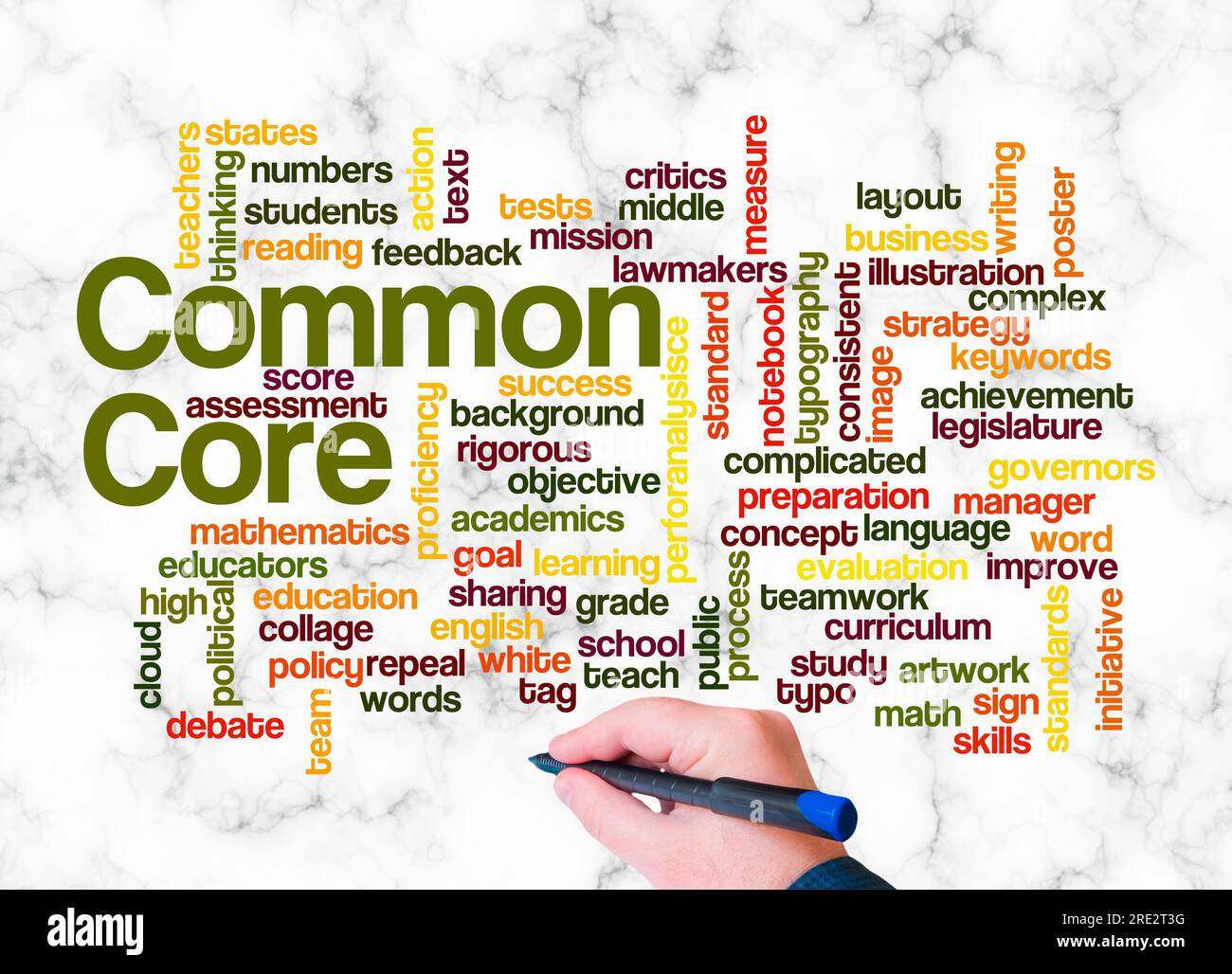 Word Cloud with COMMON CORE concept create with text only Stock Photo ...