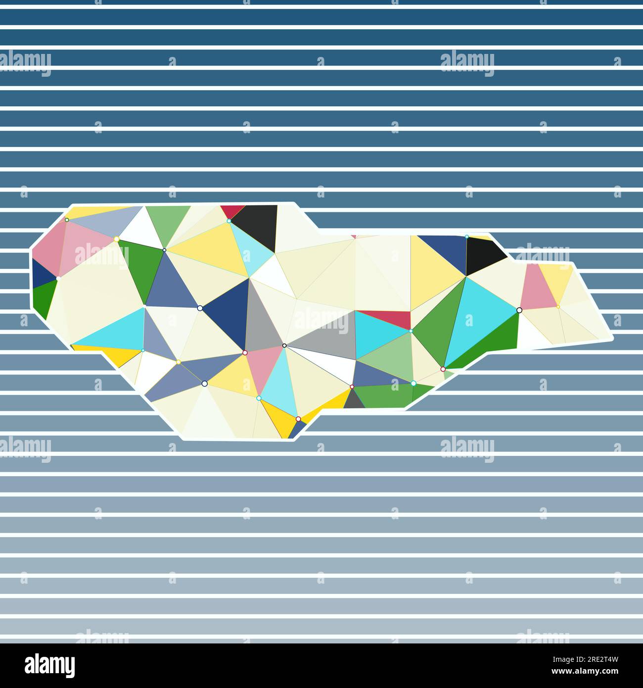 Buck Island Reef vector illustration. Buck Island Reef design on ...