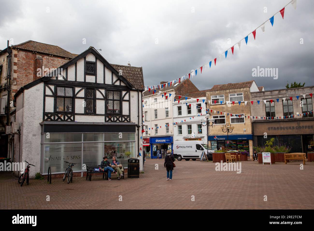 Trowbridge high Street, Whiltshire Stock Photo - Alamy