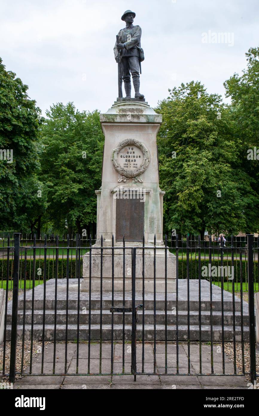 War Memorial, commemorating residents of Trowbridge who were killed or ...