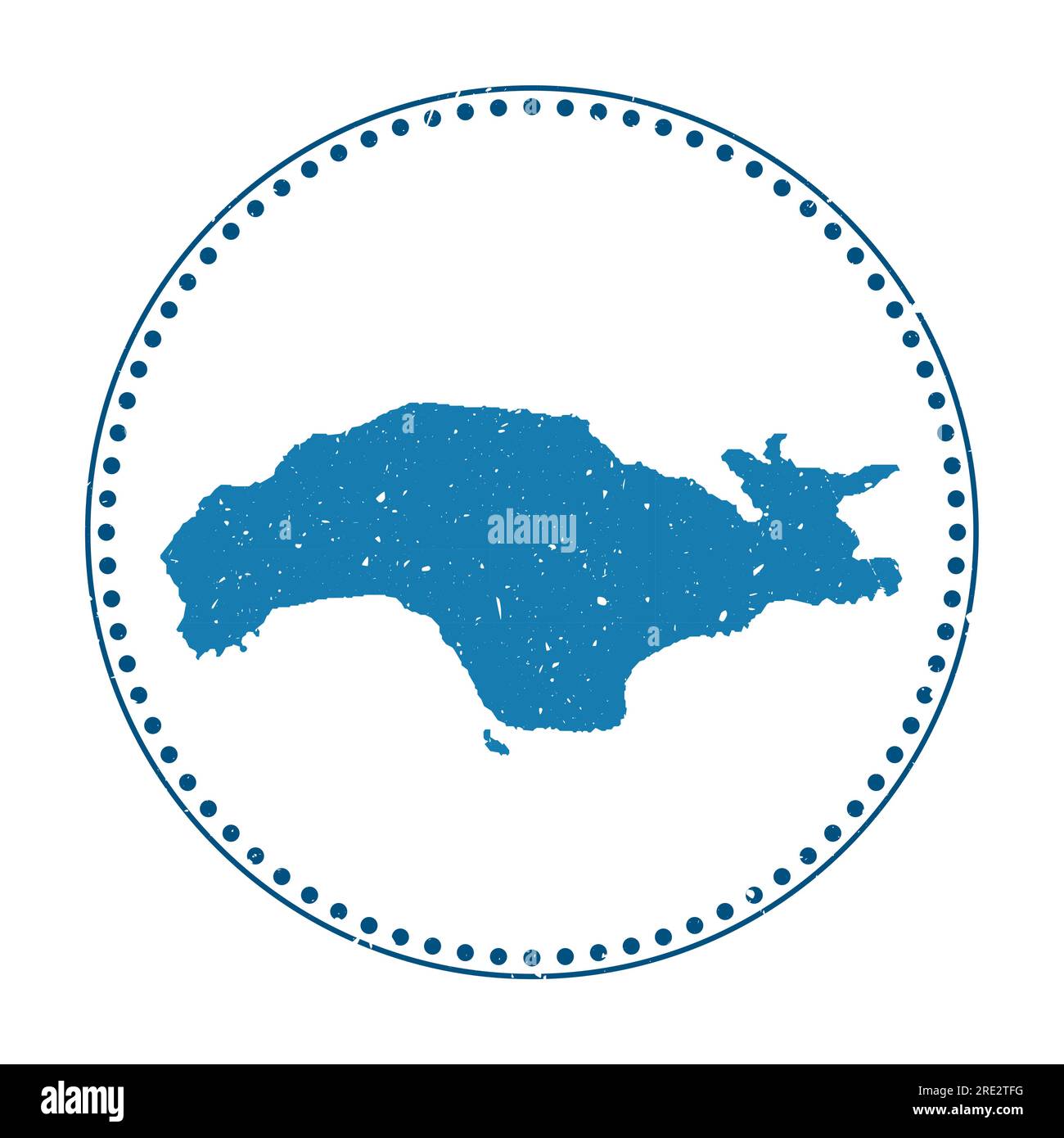 Samos sticker. Travel rubber stamp with map of island, vector ...