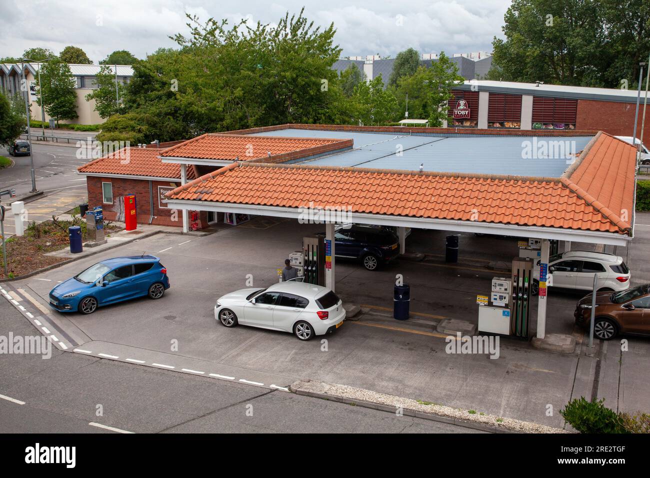 Tesco petrol station hi-res stock photography and images - Alamy