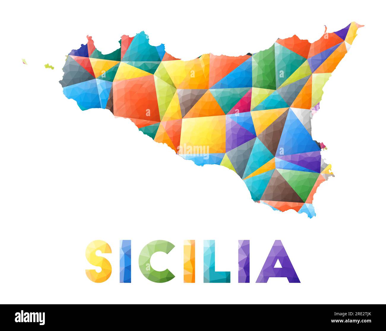 Sicily card Stock Vector Images - Alamy