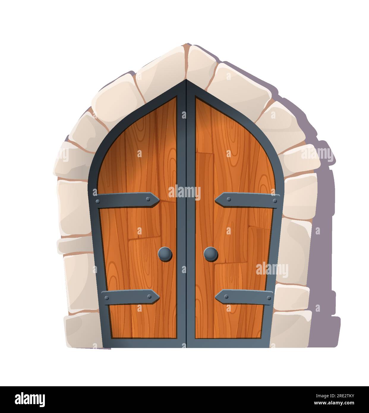 Historic brick church gothic Stock Vector Images - Alamy