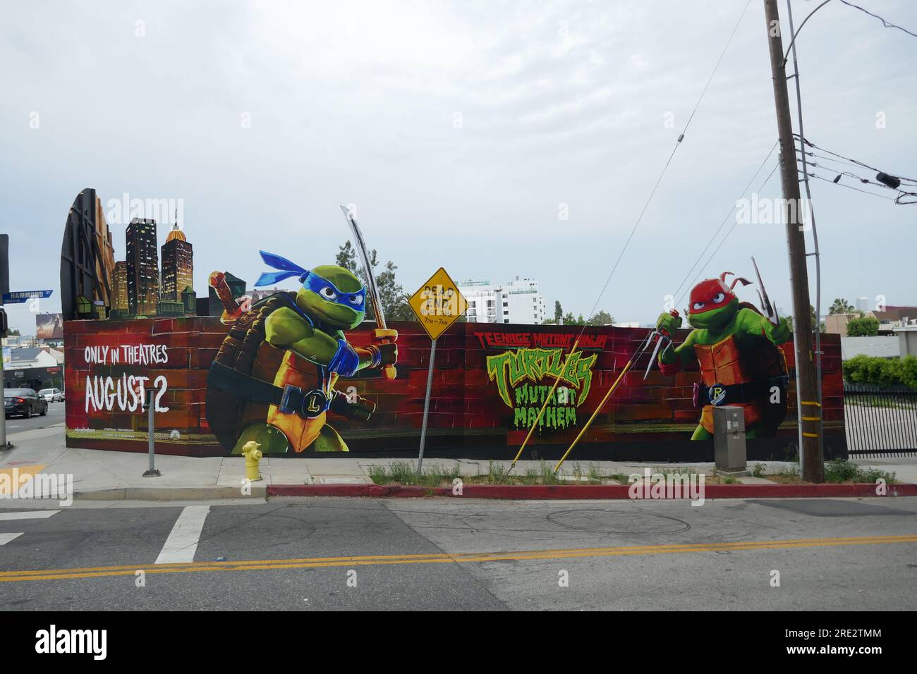 West Hollywood, California, USA 23rd July 2023 Teenage Mutant Ninja ...