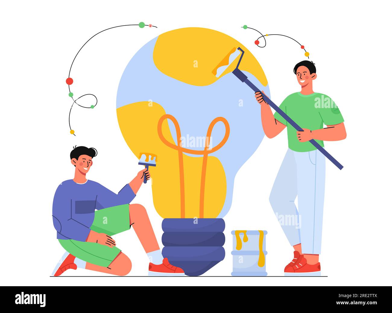 People generating new ideas vector concept Stock Vector Image & Art - Alamy