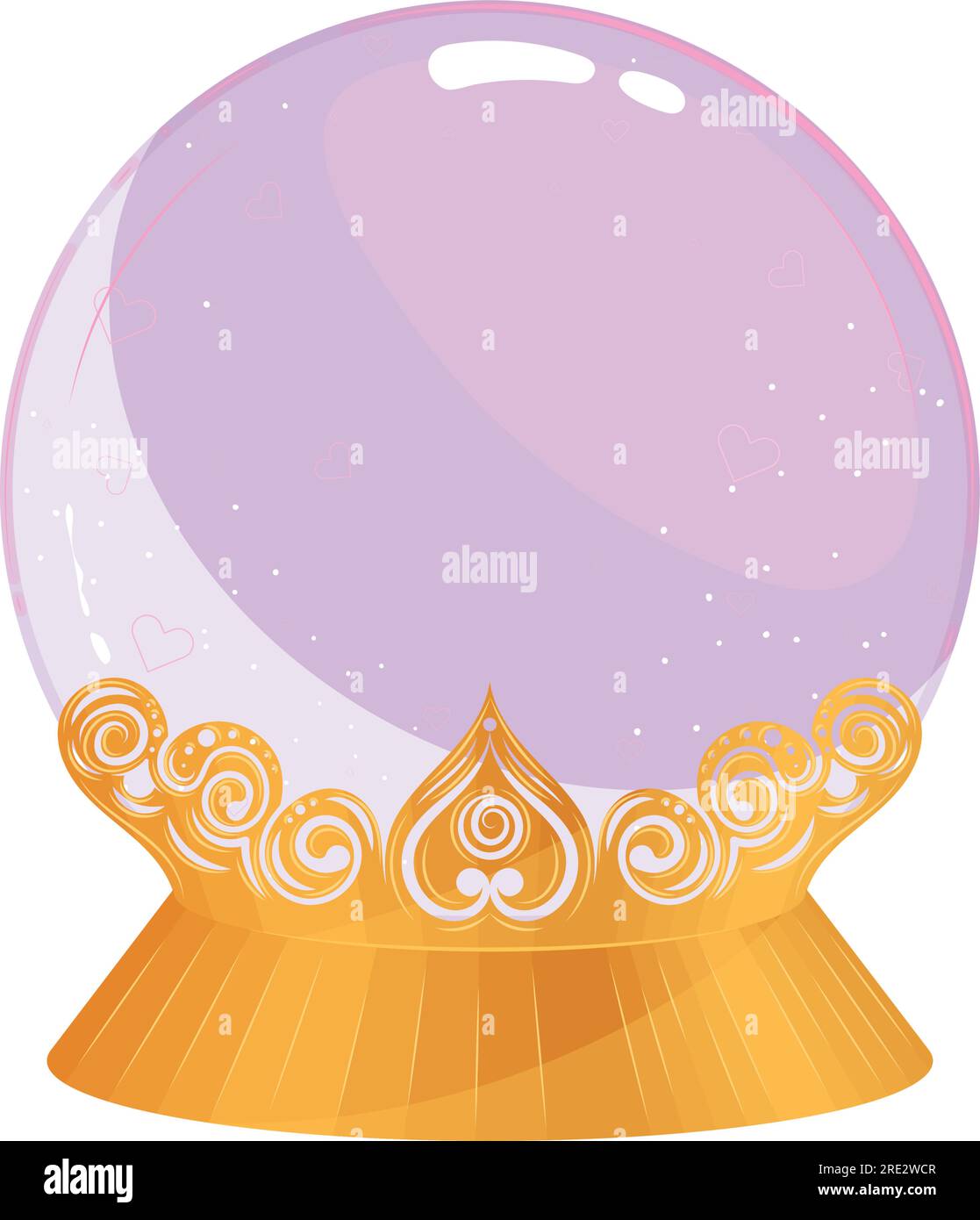 Isolated colored empty crystal ball Vector Stock Vector Image & Art - Alamy