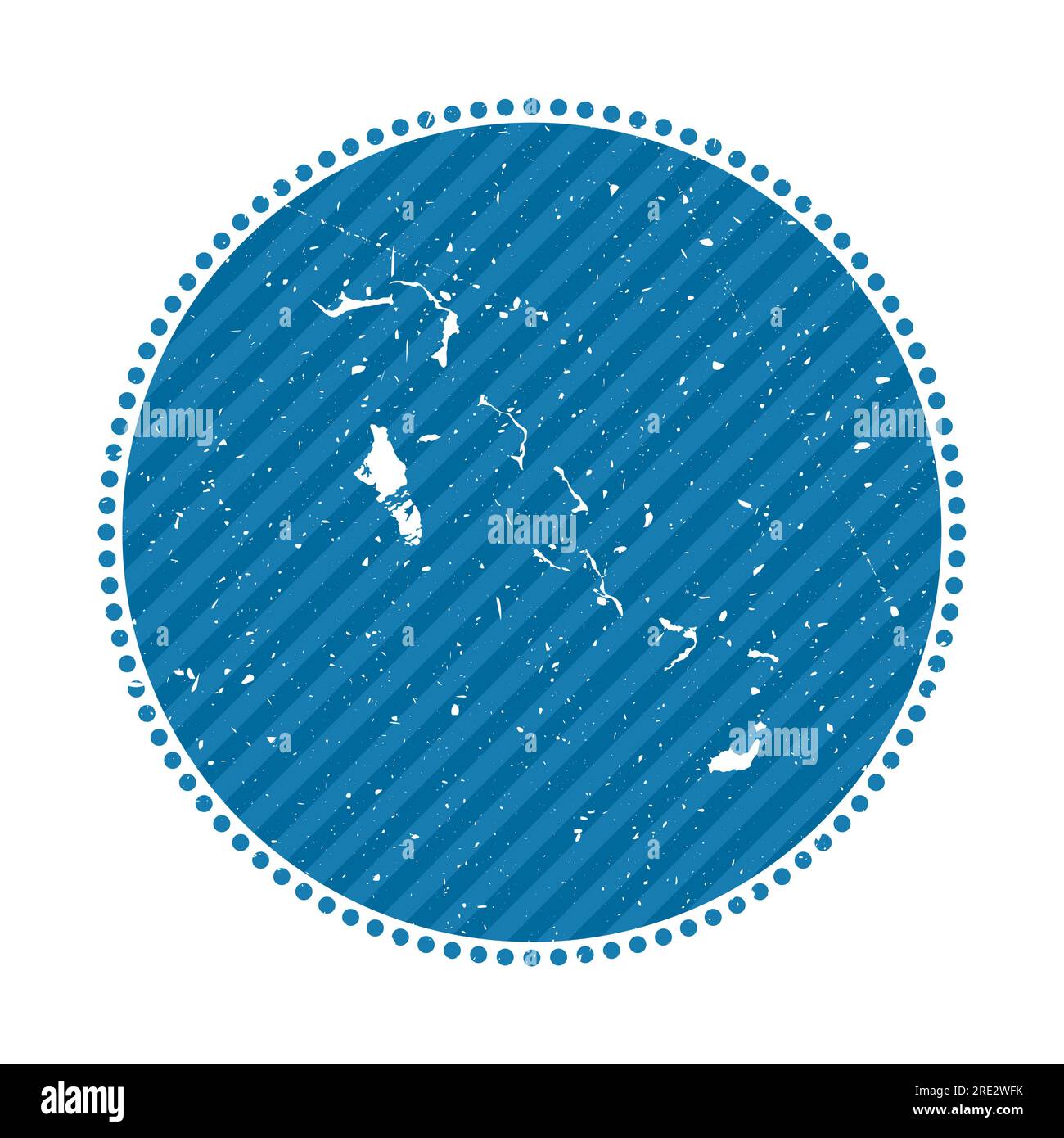 Bahamas striped retro travel sticker. Badge with map of country, vector ...