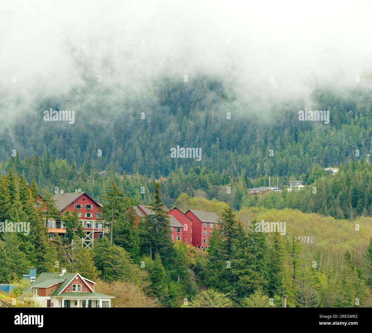 KETCHIKAN, ALASKA - May 5, 2023: Ketchikan is the southeasternmost city ...