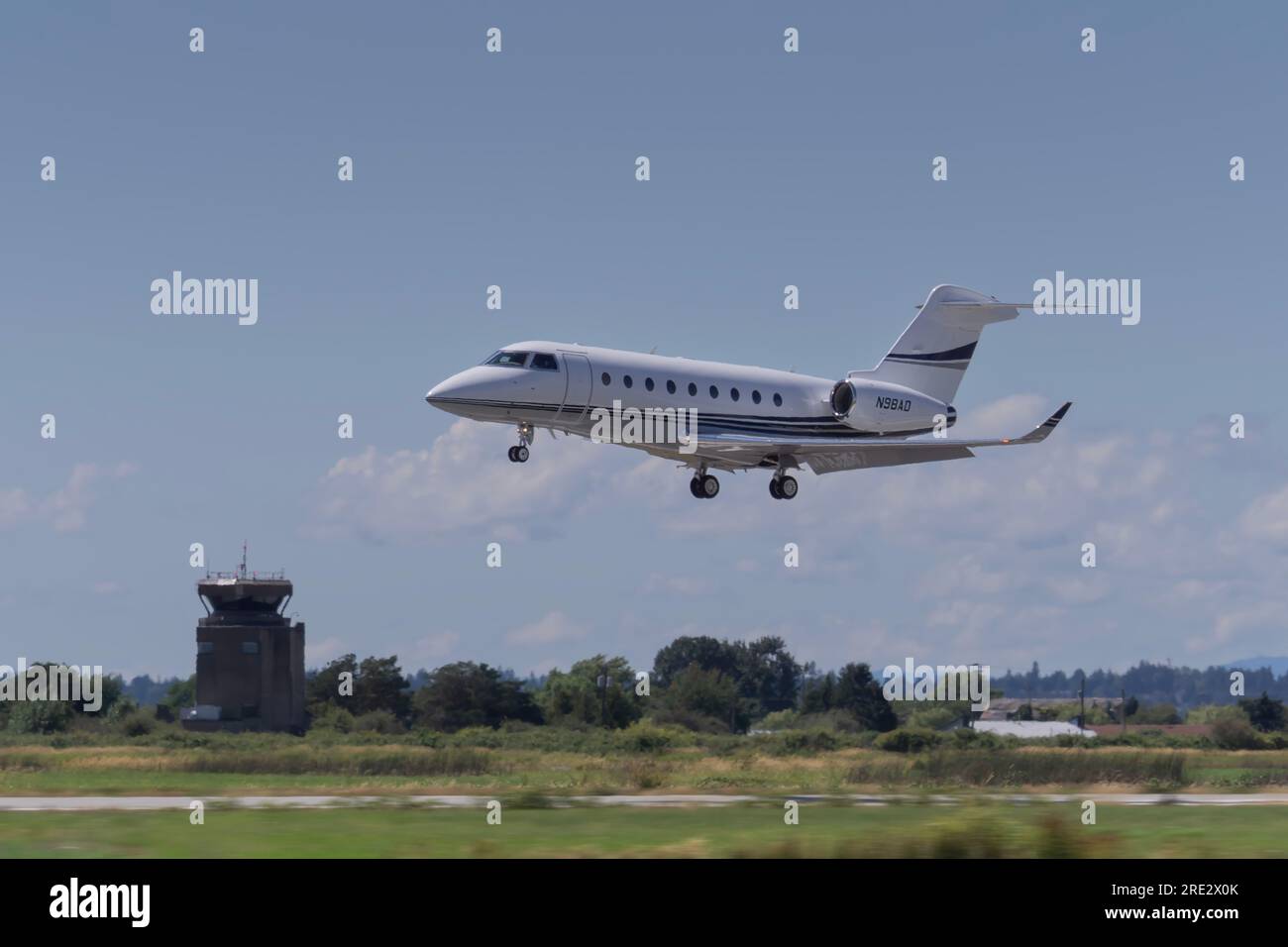 Gulfstream G280 at Boundary Bay Canada Stock Photo - Alamy