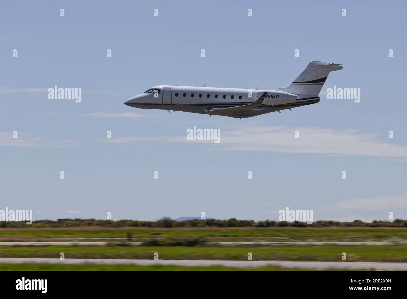 Gulfstream G280 at Boundary Bay Canada Stock Photo - Alamy