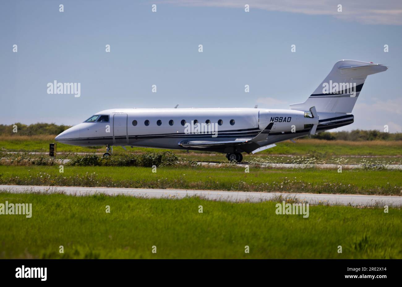 Gulfstream G280 at Boundary Bay Canada Stock Photo - Alamy