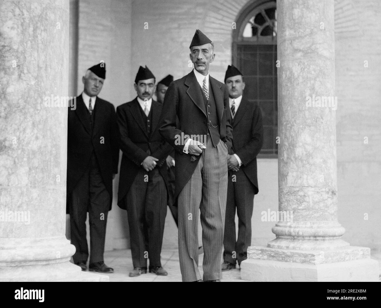 Baghdad, Iraq: October 6, 1932 King Faisal at the Royal Palace in ...