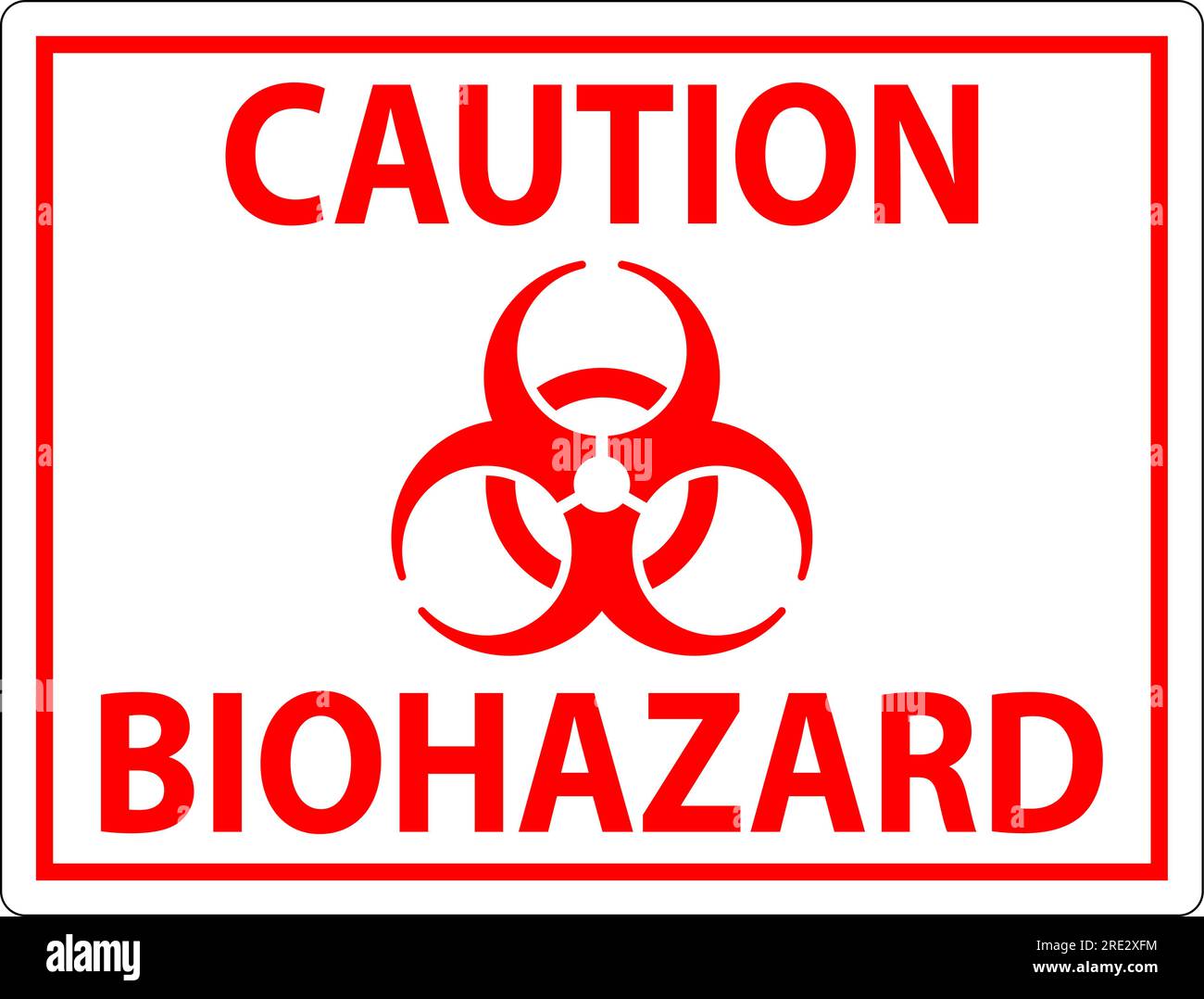 Biohazard Sign, Caution Biohazard Sign Stock Vector Image & Art - Alamy