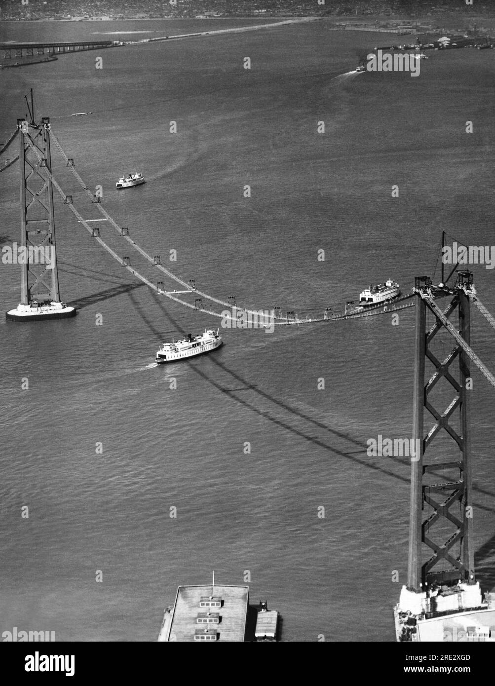 San Francisco, California: c. 1935 View from above San Francisco of the ...