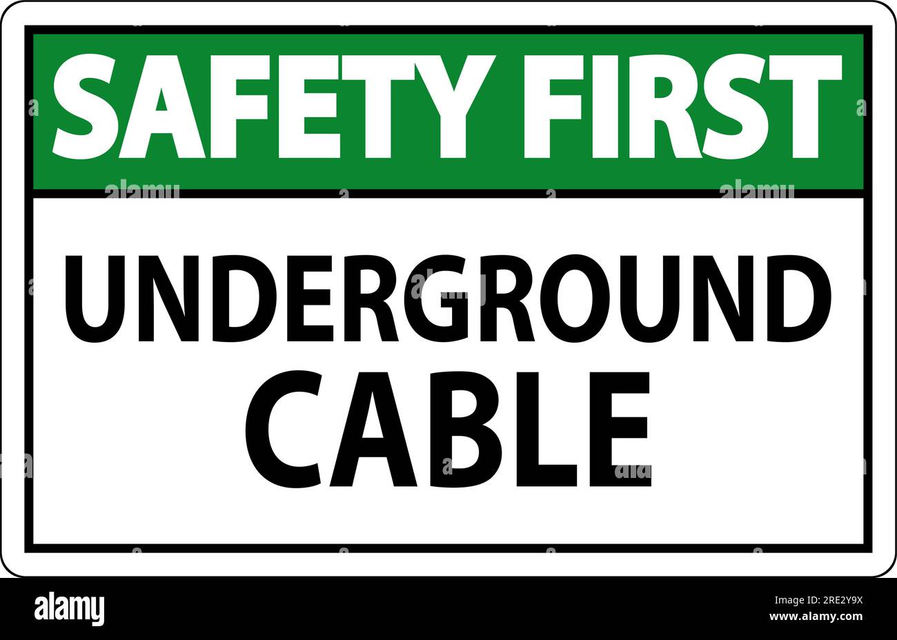 Underground cable work Stock Vector Images - Alamy