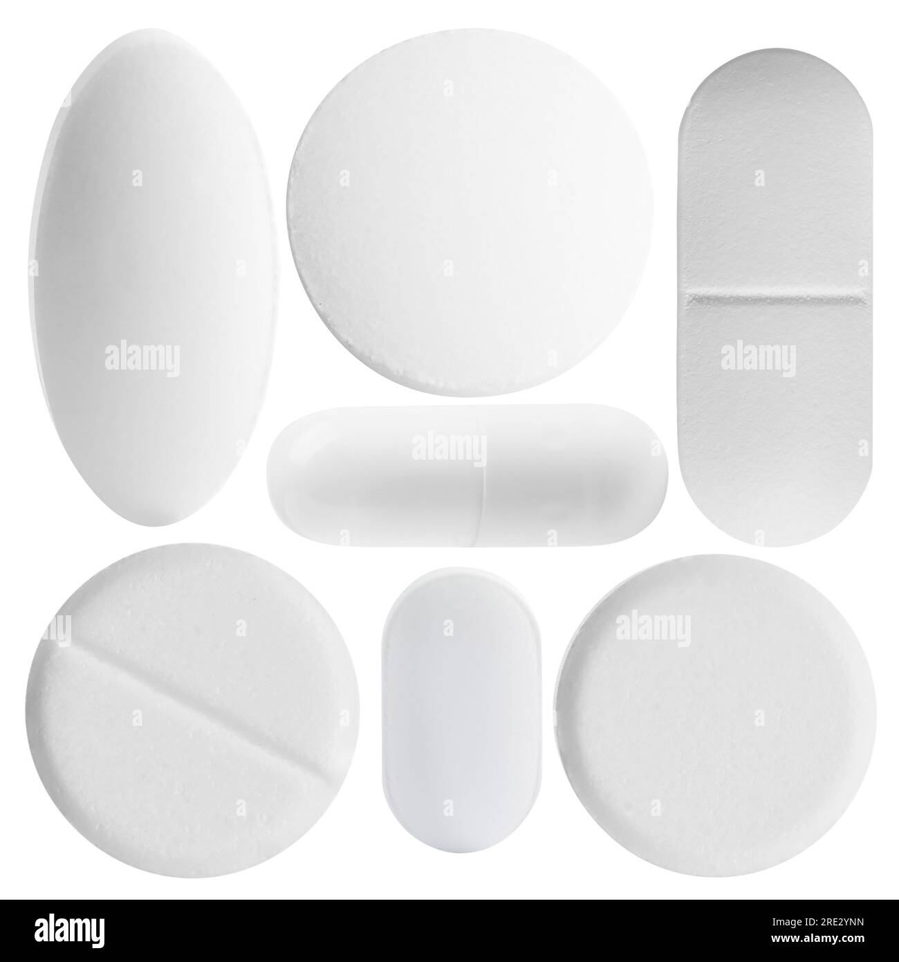 Oval pills Cut Out Stock Images & Pictures - Alamy