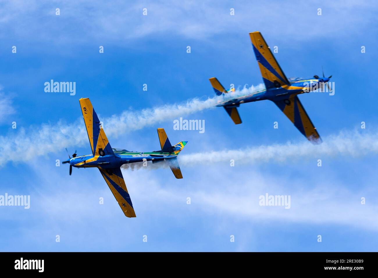 The Brazilian Air Force air demonstration squadron, Esquadrilha da ...