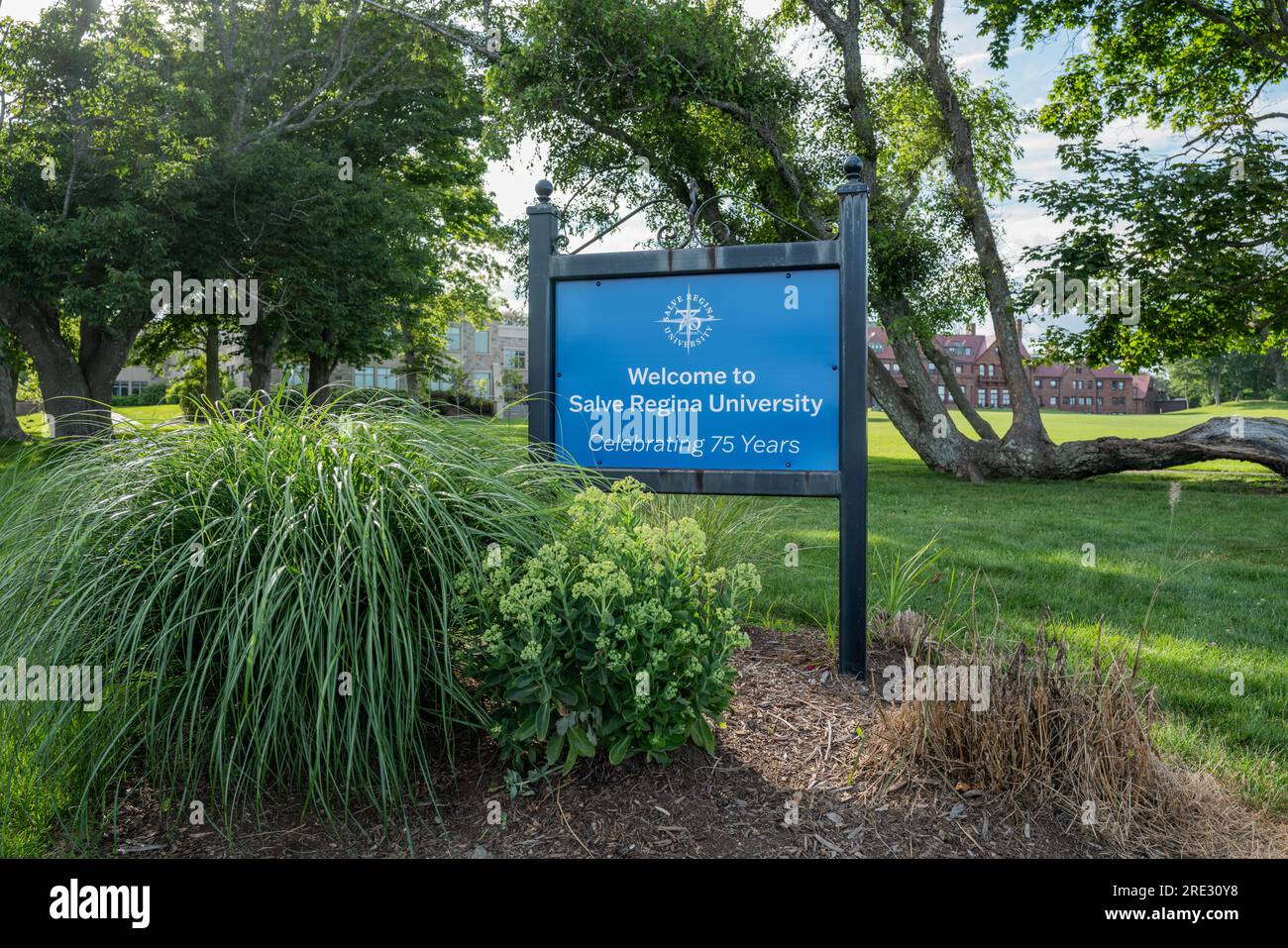 NEWPORT, R.I. – July 22, 2023: The campus of Salve Regina University is ...