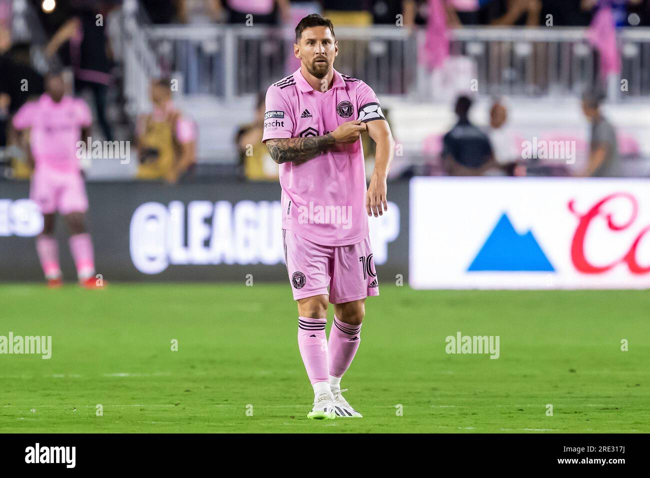 FORT LAUDERDALE, FL - JULY 21: Inter Miami forward Lionel Messi (10 ...