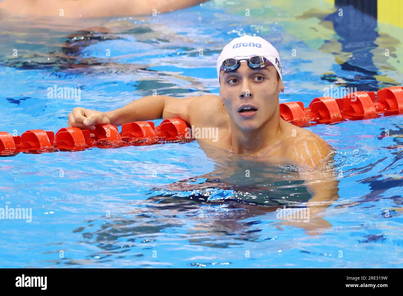Fukuoka, Japan. 24th July, 2023. David POPOVICI (ROU) Swimming : World ...