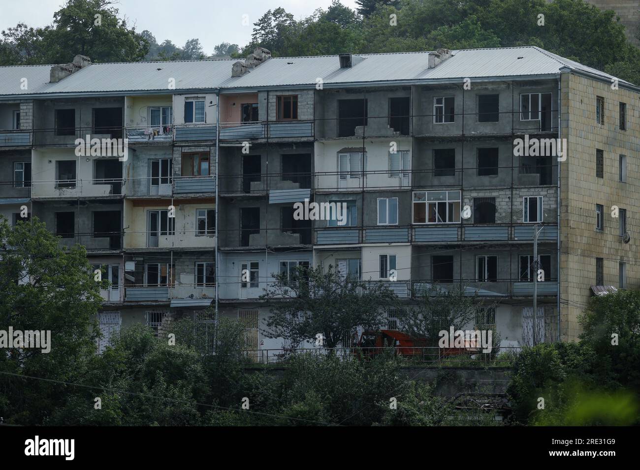 July 22.2023. Views of the city of Shusha and the surrounding area ...
