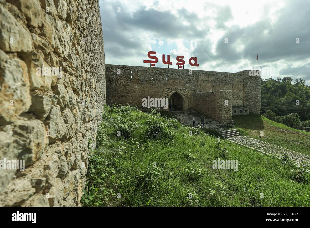 July 22.2023. Views of the city of Shusha and the surrounding area ...