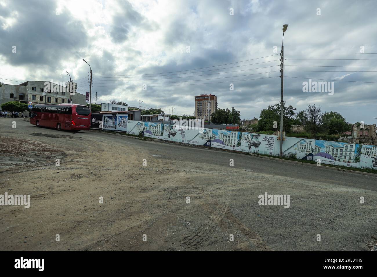 July 22.2023. Views of the city of Shusha and the surrounding area ...