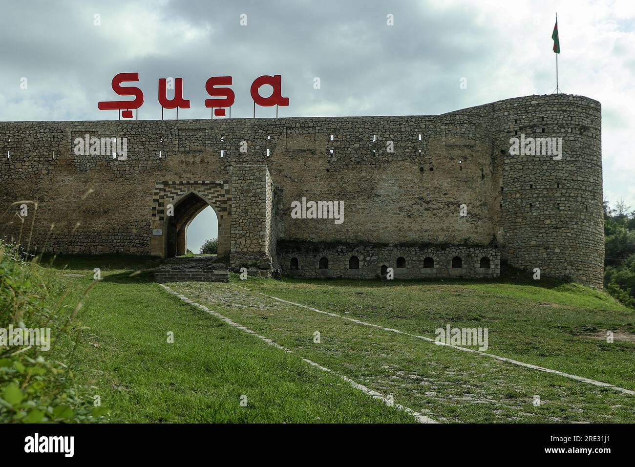 July 22.2023. Views of the city of Shusha and the surrounding area ...