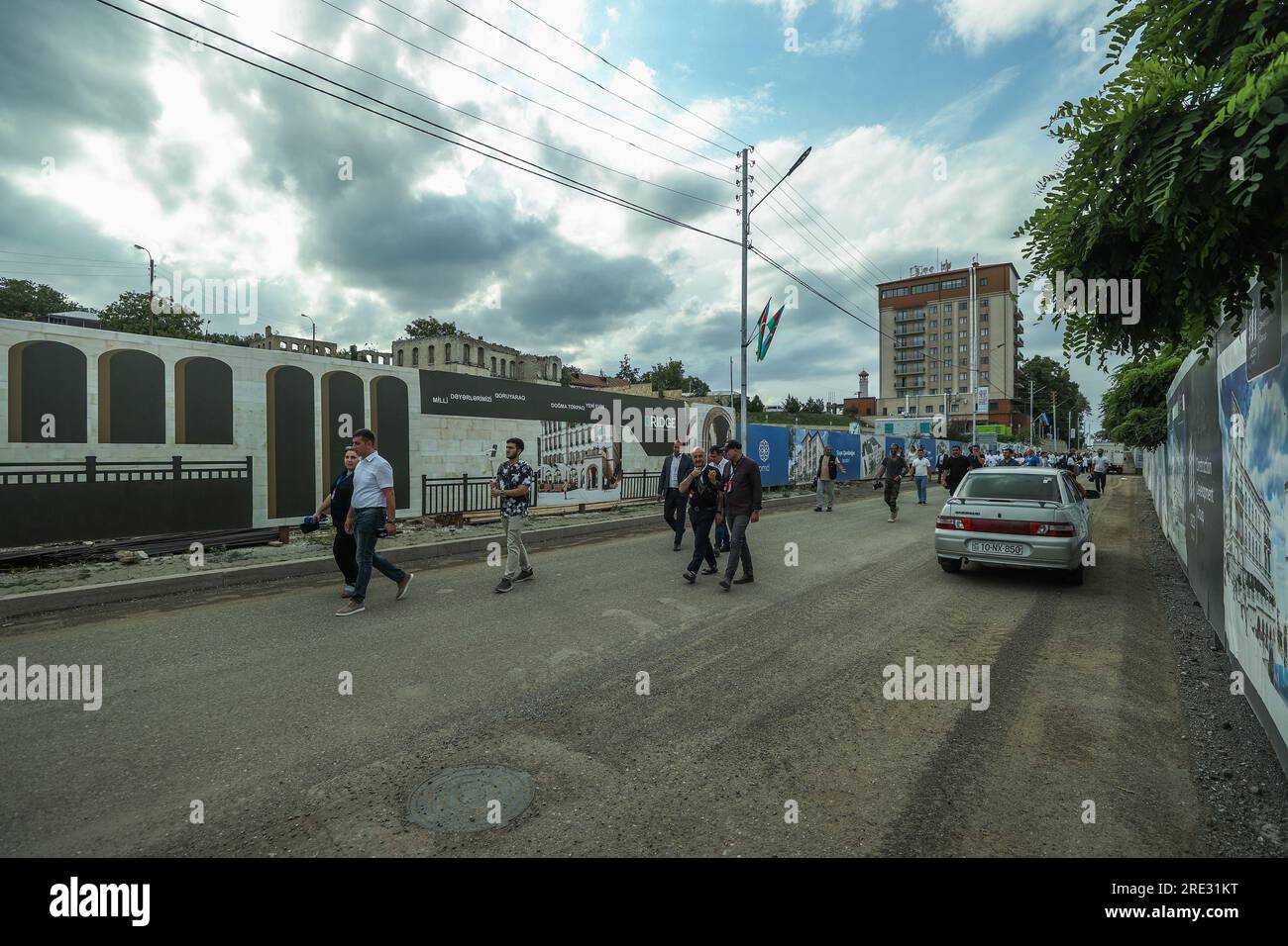 July 22.2023. Views of the city of Shusha and the surrounding area ...