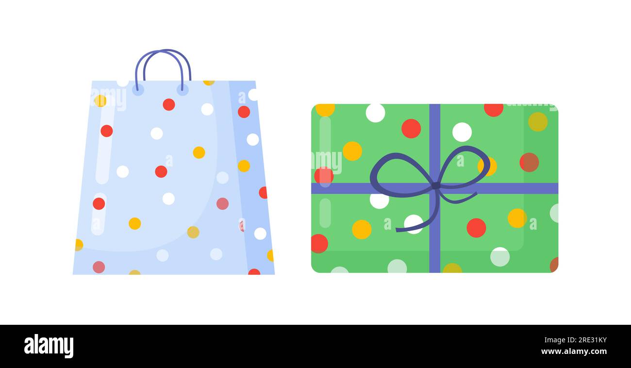 Birthday party gift packages vector concept Stock Vector Image & Art ...